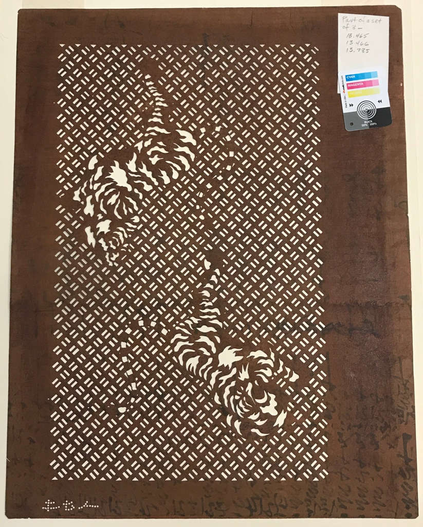 Textile-Printing Stencils (Katagami) | RISD Museum