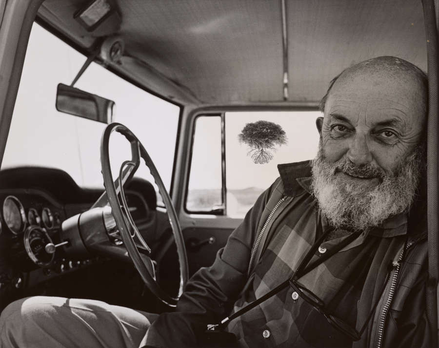 Untitled (Ansel Adams behind the wheel of his car, with “Uelsmann’s ...