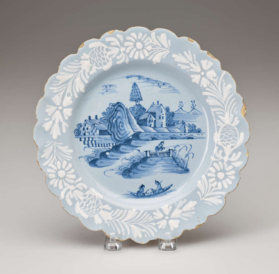 Bianco sopra Bianco Delft Plate | RISD Museum