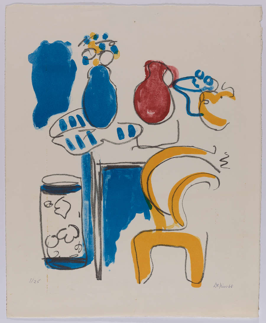 Untitled (Still Life with Blue, Yellow, and Red) | RISD Museum