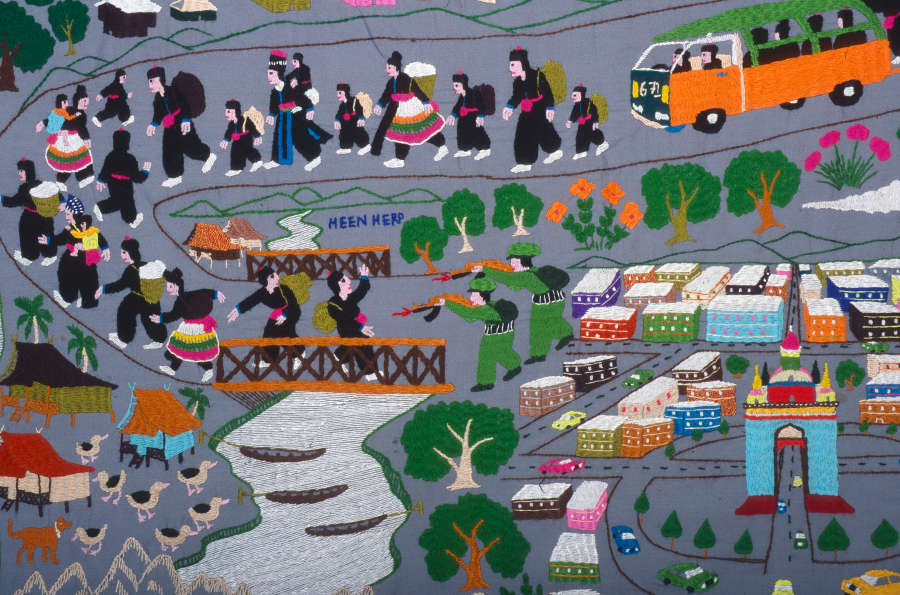 Pa Ndau ("flower cloth" or story cloth) | RISD Museum