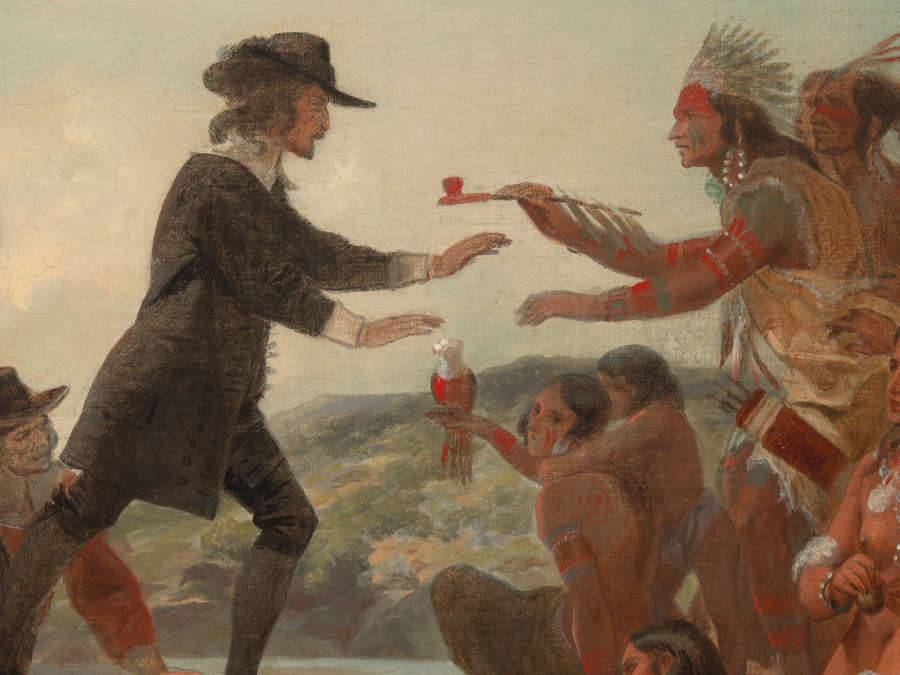 The Landing of Roger Williams in 1636 | RISD Museum