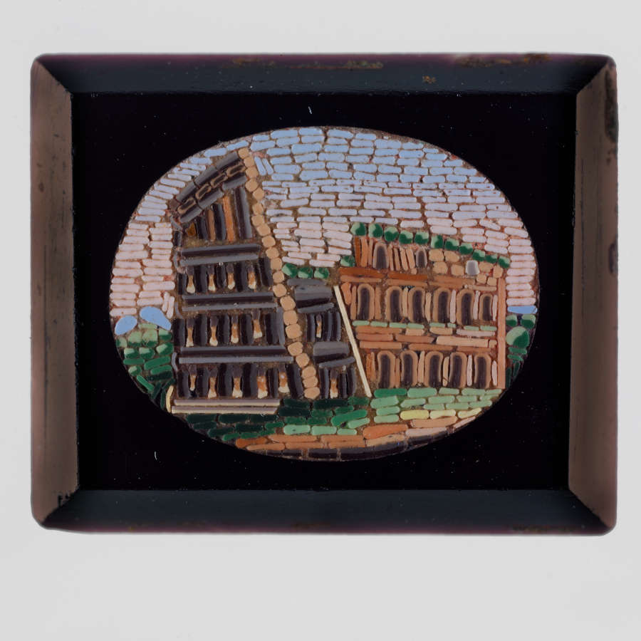 Micromosaic: View of the Colosseum, Rome | RISD Museum