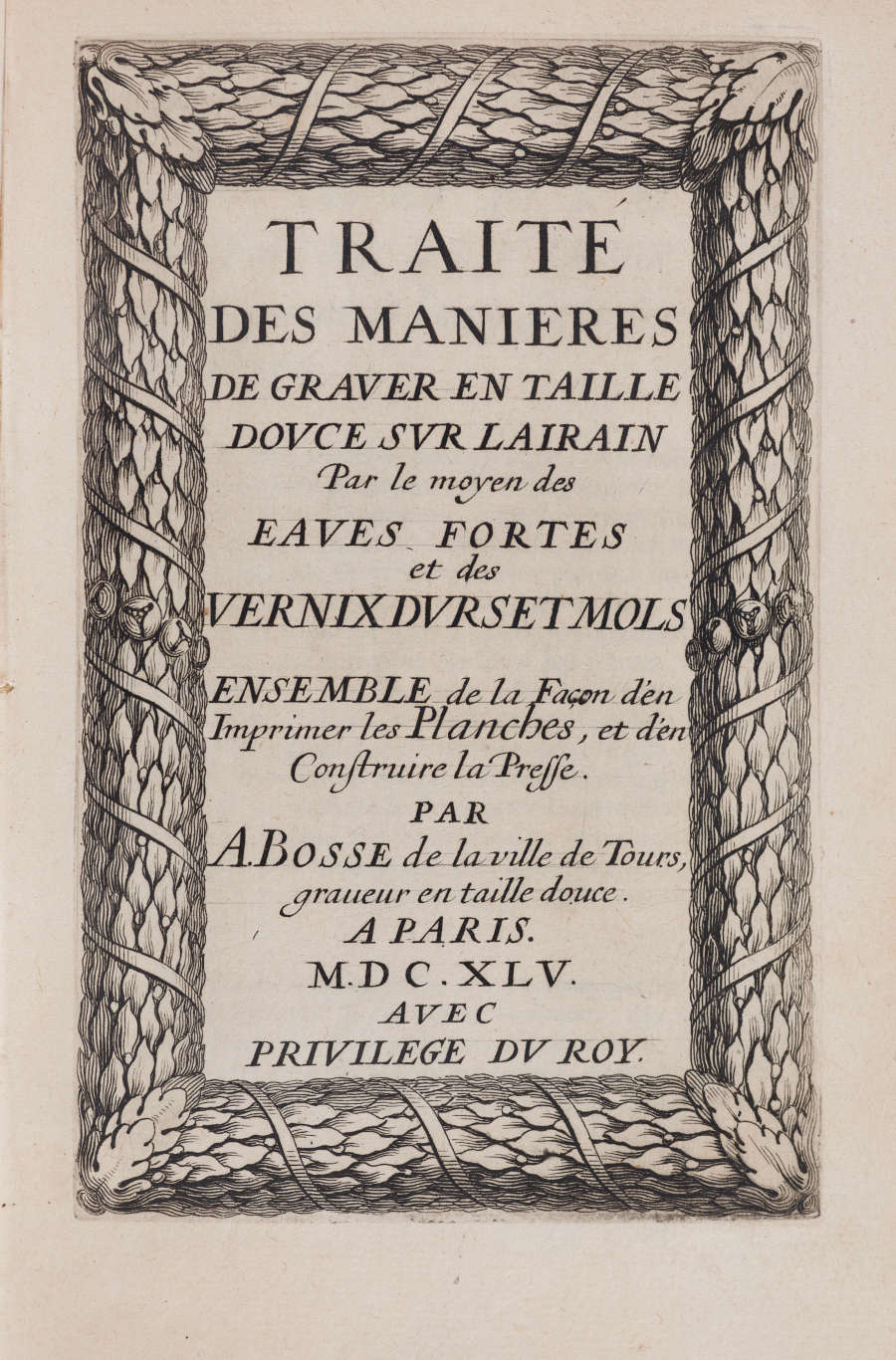 On the Manner of Etching with Acid and with a Burin, and of Dark-Manner ...