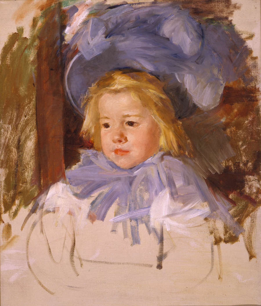 Simone in a Blue Bonnet | RISD Museum
