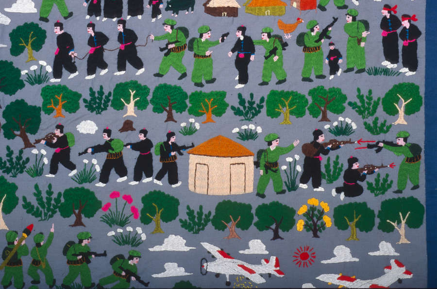 Pa Ndau ("flower cloth" or story cloth) | RISD Museum